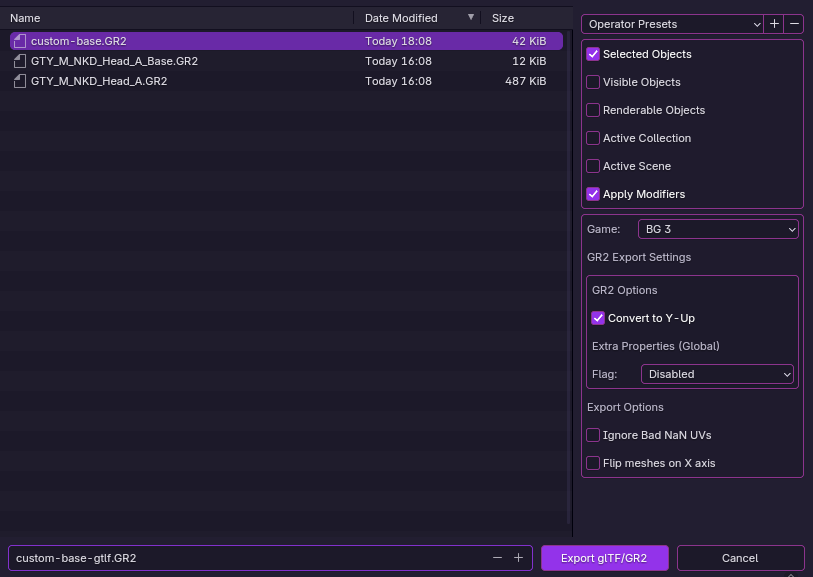 Making Custom BG3 Head Armatures - New! | BG3 Modding Community Wiki