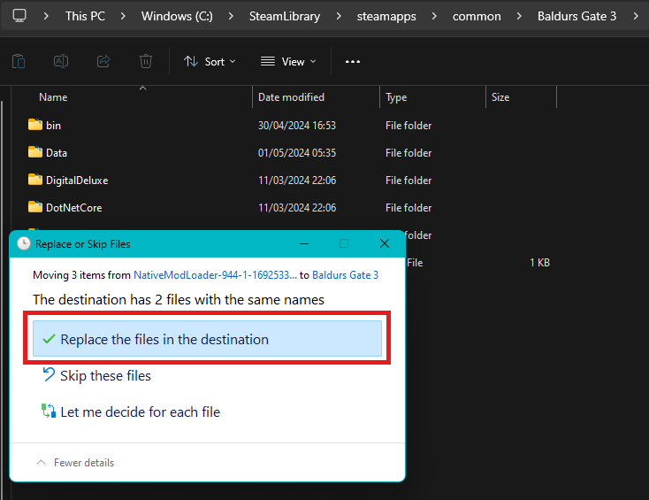 How to install manual/loose file mods | BG3 Modding Community Wiki
